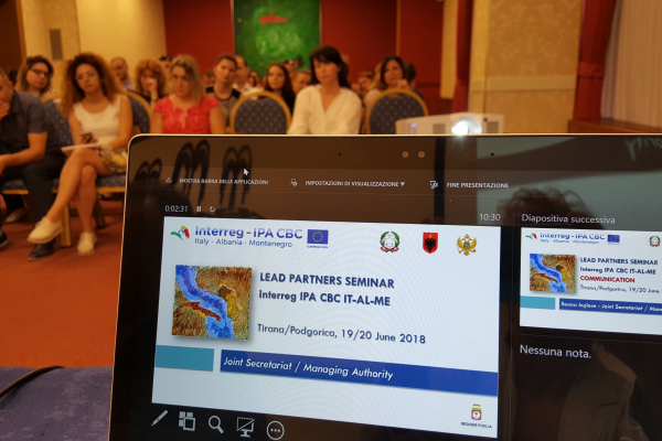 LP Seminar Tirana | Interreg IPA CBC Italy-Albania-Montenegro